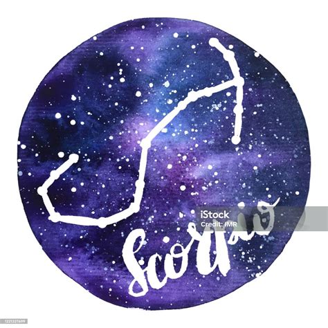 전갈 자리 조디악 별자리입니다 별과 수채화 하늘의 점성술 기호 0명에 대한 스톡 벡터 아트 및 기타 이미지 0명 고대의 디자인 Istock