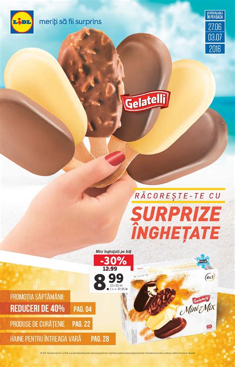 Catalog Lidl Food 27 Iunie 03 Iulie 2016 Catalog AZ