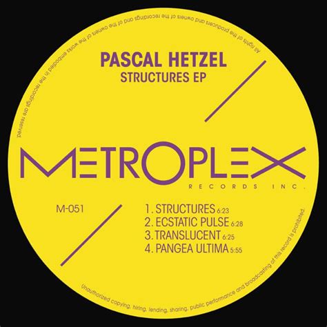 Pascal Hetzel Structures Ep Serendeepity