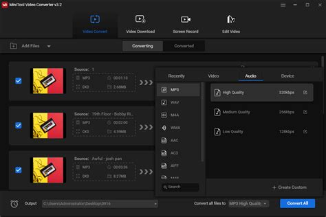The Best Batch Audio Converters You Can Try MiniTool Video Converter