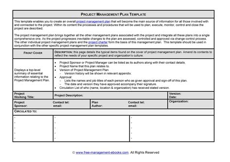 48 Professional Project Plan Templates [excel Word Pdf] ᐅ Templatelab