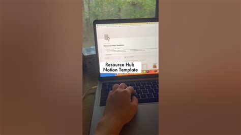 resource hub notion template keep everything in one place notion notiontemplate