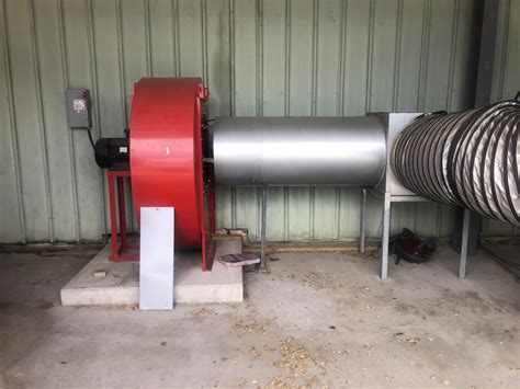 Wood Chip Drying Facility Caluwe Inc