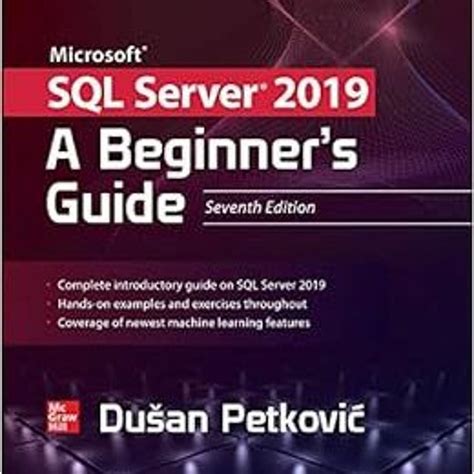 stream get pdf microsoft sql server 2019 a beginner s guide seventh