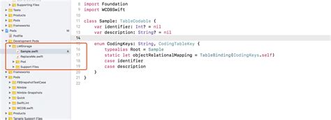 Use Cocoapods To Create Data Persistence Module And Reference Wcdb