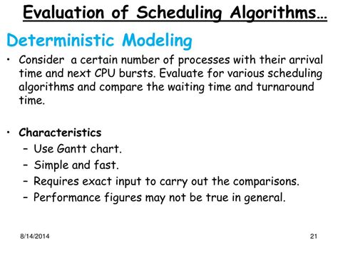 ppt operating systems cpu scheduling algorithms powerpoint