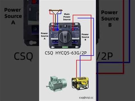 CSQ ATS Single Phase Automatic Transfer Switch