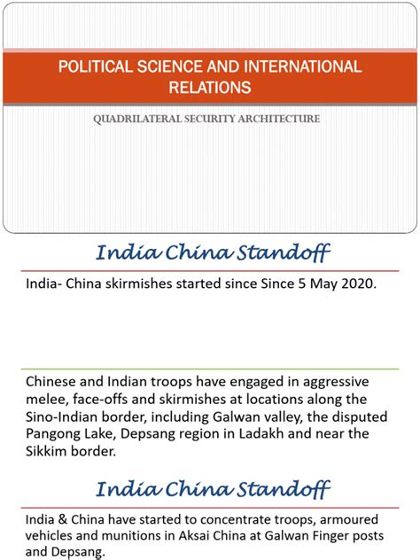 Quadrilateral Security Architecture Pdf International Relations Global Politics