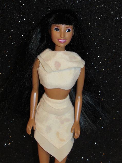Disney Pocahontas Nakoma Color Splash Hair Doll Mattel 1995 Wcolor