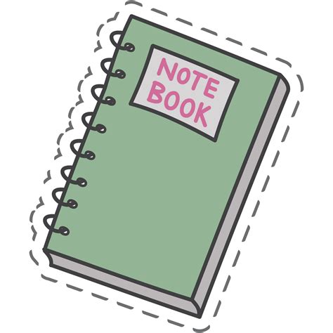 Aesthetic Notebook Sticker Back To School 16731247 Png