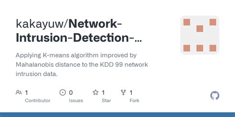 github kakayuw network intrusion detection based on k means
