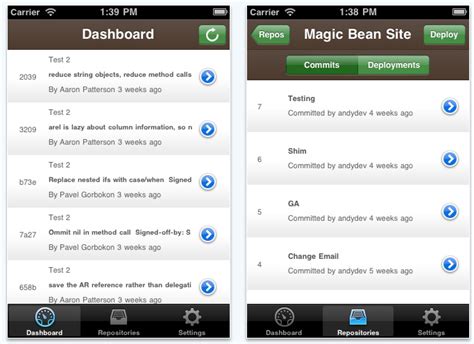 2 iphone apps for beanstalk subversion git churchmag