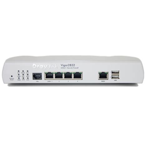DrayTek Vigor 2832 Simultaneous Triple WAN ADSL2 Broadband Router W VPN 3G 4G LTE Support