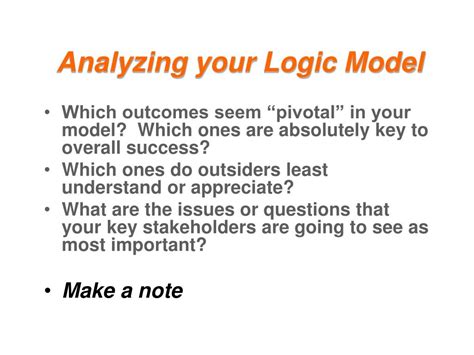 Ppt Outcome Evaluation Logic Models Evaluation Frameworks