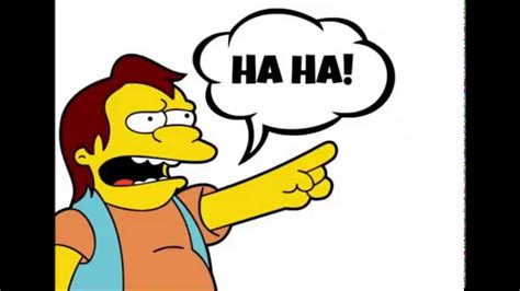 Simpsons Nelson Haha Haha Youtube