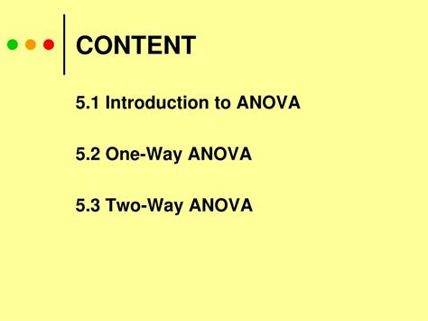 PPT ANALYSIS OF VARIANCE ANOVA PowerPoint Presentation Free Download ID