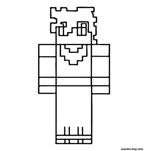 100 Dibujos Para Colorear Minecraft Wonder Day — Dibujos Para