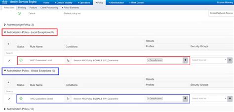Cisco Ise Global And Local Exception Policies Use Cases Cisco Community