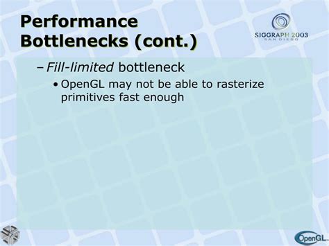 Ppt Performance Opengl Platform Independent Techniques Or A Bunch Of