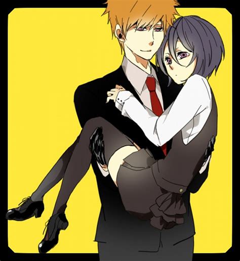 Rukia And Ichigo Hug
