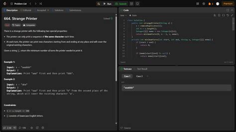 Day39 Of 100 Days Coding Challenge Strange Printer Titly Dey Posted