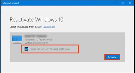 How To Reactivate Windows 10 After Changing Hardware
