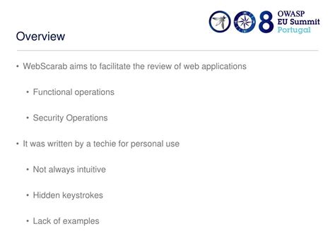 ppt owasp webscarab powerpoint presentation free download id 343882