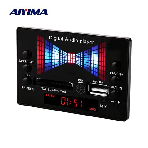 jual konektor aiyima lossless decoder board mp3 usb aux sd fm radio