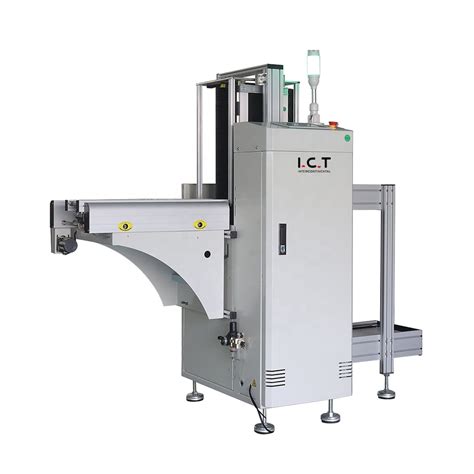 Ict Automatic Smt Dual Pcb Board Stacking Loader And Horizontal