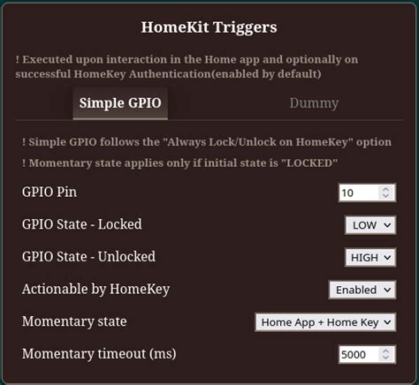 Configuration Rednblkx HomeKey ESP Wiki GitHub