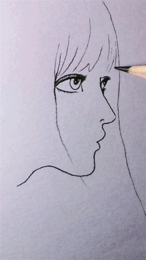 简笔画女孩脸怎么画 简笔画女孩脸怎么画好看 画趣文库（我爱生活）