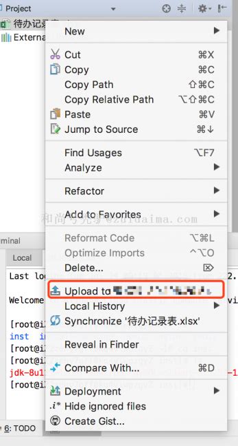 IntelliJ IDEA远程ssh连接服务器并做ftp上传 博客 最代码