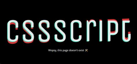 Text Glitch And Skew Effects In Css Css Script