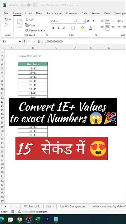 Convert 1evalues To Exact Numbershorts Youtubeshorts Trending