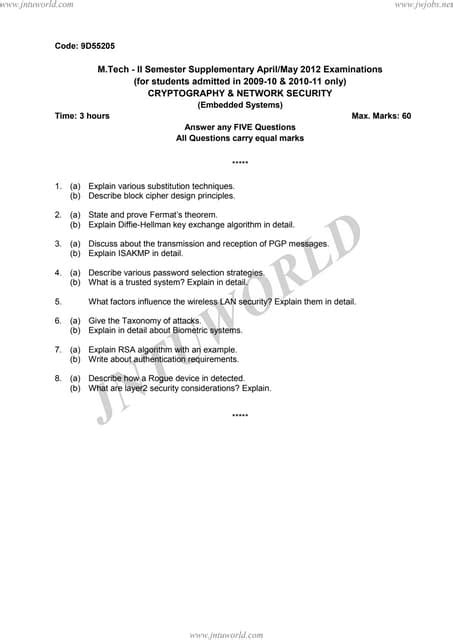 9 D57206b Cryptography And Network Security Pdf