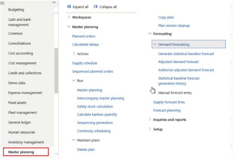 Features Of D365 Fando Planning Optimization For Manufacturing