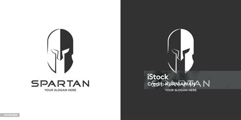 스파르타 전사 로고 템플릿 디자인 아이콘 스파르타 헬멧 스파르타 기사 사람의 역할에 대한 스톡 벡터 아트 및 기타 이미지