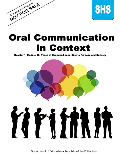 Oral Communication In Context Module 10 Types Of Speeches Accd To