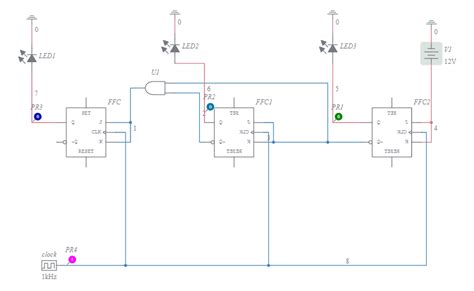 Down Counter Multisim Live