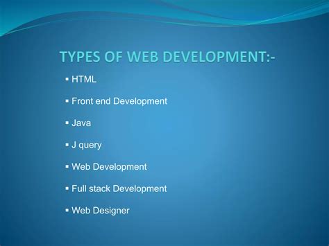 Web Development Course Mahad Ppt