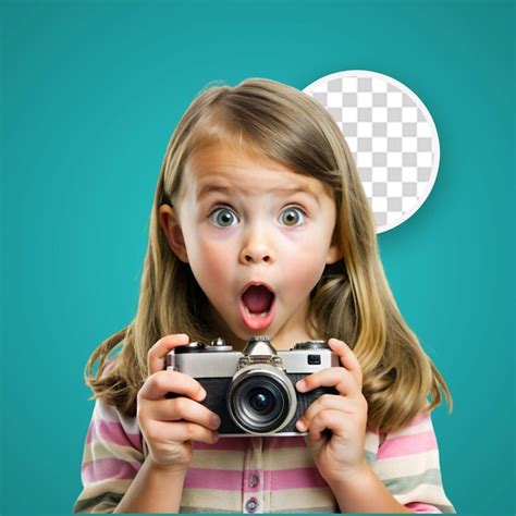 Premium Psd Copyspace Girl Taking Photos