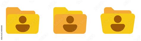 User Files Folder Vector Concept Icons My Documents Computer Desktop
