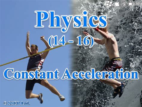 Phy54 Forces And Motion Constant Acceleration Teaching Resources