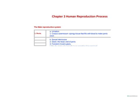 Solution Biology Human Reproduction Process Neet Human Reproduction