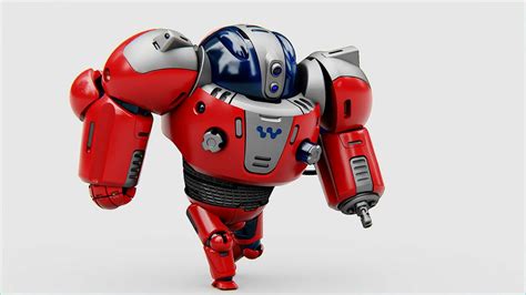 Astronaut Bot Rigged For Unreal Engine Unity Mixamo Cgtrader