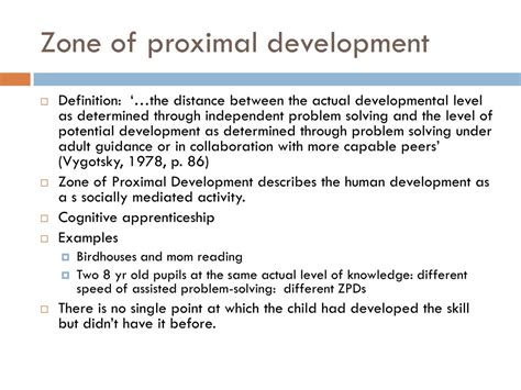 PPT Collaborative Problem Solving And Zone Of Proximal Development PowerPoint Presentation