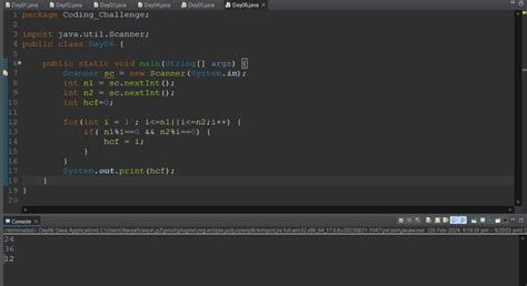 How To Find Hcf In Java Program Sai Sravya Pesala Posted On The Topic