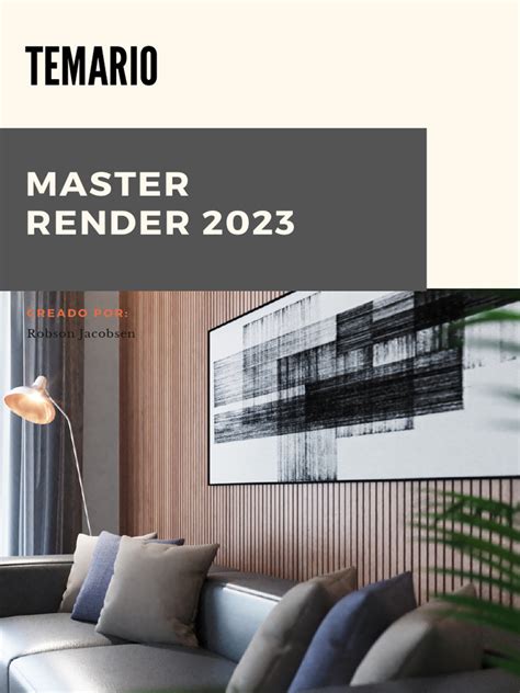 Programa Master Render 2023 Pdf Gráficos De Computadora