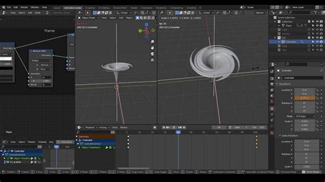 Demo Procedural Whirlpoolwater Vortex In Blender Geometry Nodes