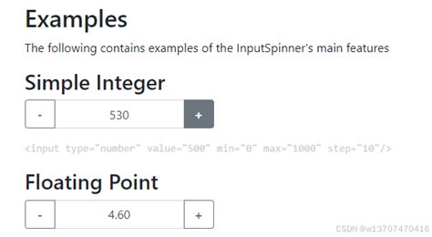 bootstrap4数值输入插件 bootstrap数字控件 csdn博客